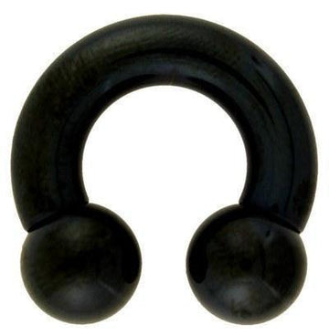 10g Black Circular Barbell (internal) | Tulsa Body Jewelry