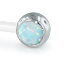 14g Side-set Cabochon Threadless End | NeoMetal Body Jewelry – Tulsa ...