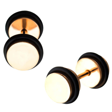 Rose Gold Fake Plugs | Tulsa Body Jewelry