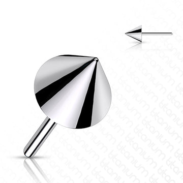 Spike Titanium Threadless End | Tulsa Body Jewelry