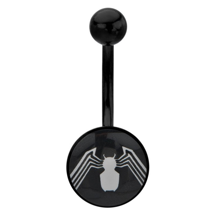 Spiderman Black Belly Barbell | Tulsa Body Jewelry