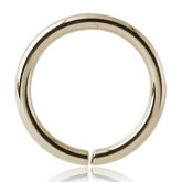 18g Zircon Gold Continuous Ring | Tulsa Body Jewelry