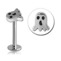 16g Ghost Stainless Labret | Tulsa Body Jewelry