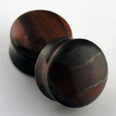 Red Tigers Eye Plugs | Diablo Organics – Tulsa Body Jewelry